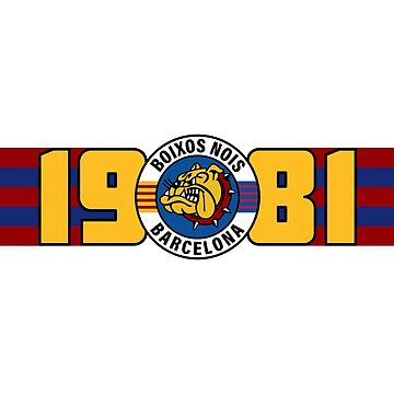 "Ultras Boixos Nois 1981" Sticker for Sale by AZGallery | Redbubble