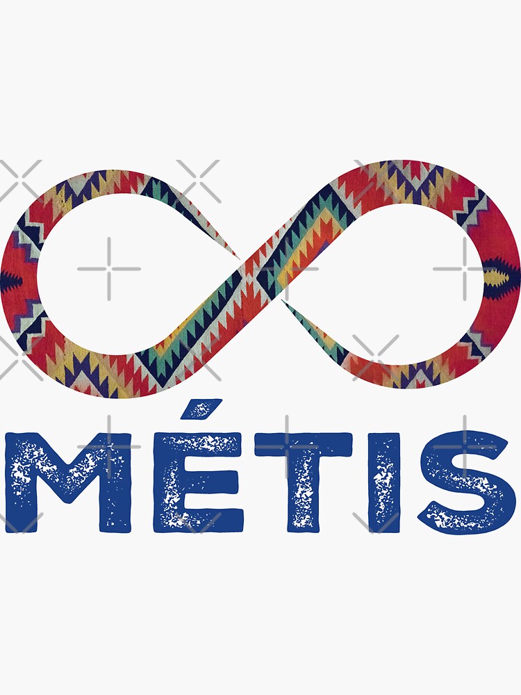"Metis flag, Métis sash metis symbols..." Sticker for Sale by Flags and ...