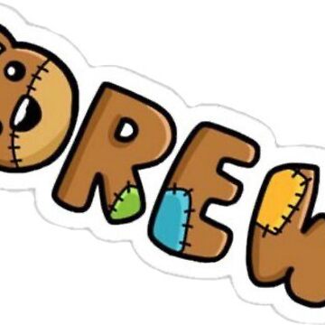 "DREW HOUSE LOGO X BEAR" Sticker for Sale by reputationstore | Redbubble