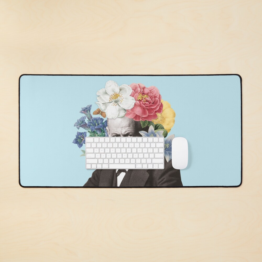 "freud flower head" Sticker by luliga | Redbubble
