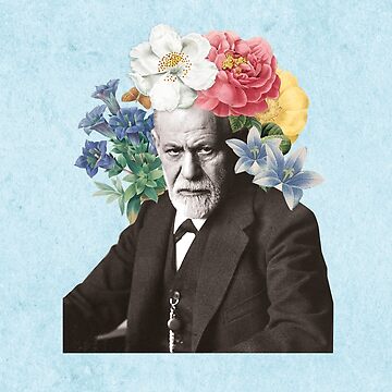 "freud flower head" Sticker by luliga | Redbubble
