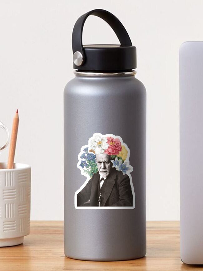 "freud flower head" Sticker by luliga | Redbubble
