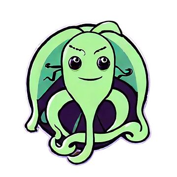 "funny cthulhu which are not scary" Sticker for Sale by edgy-easel ...