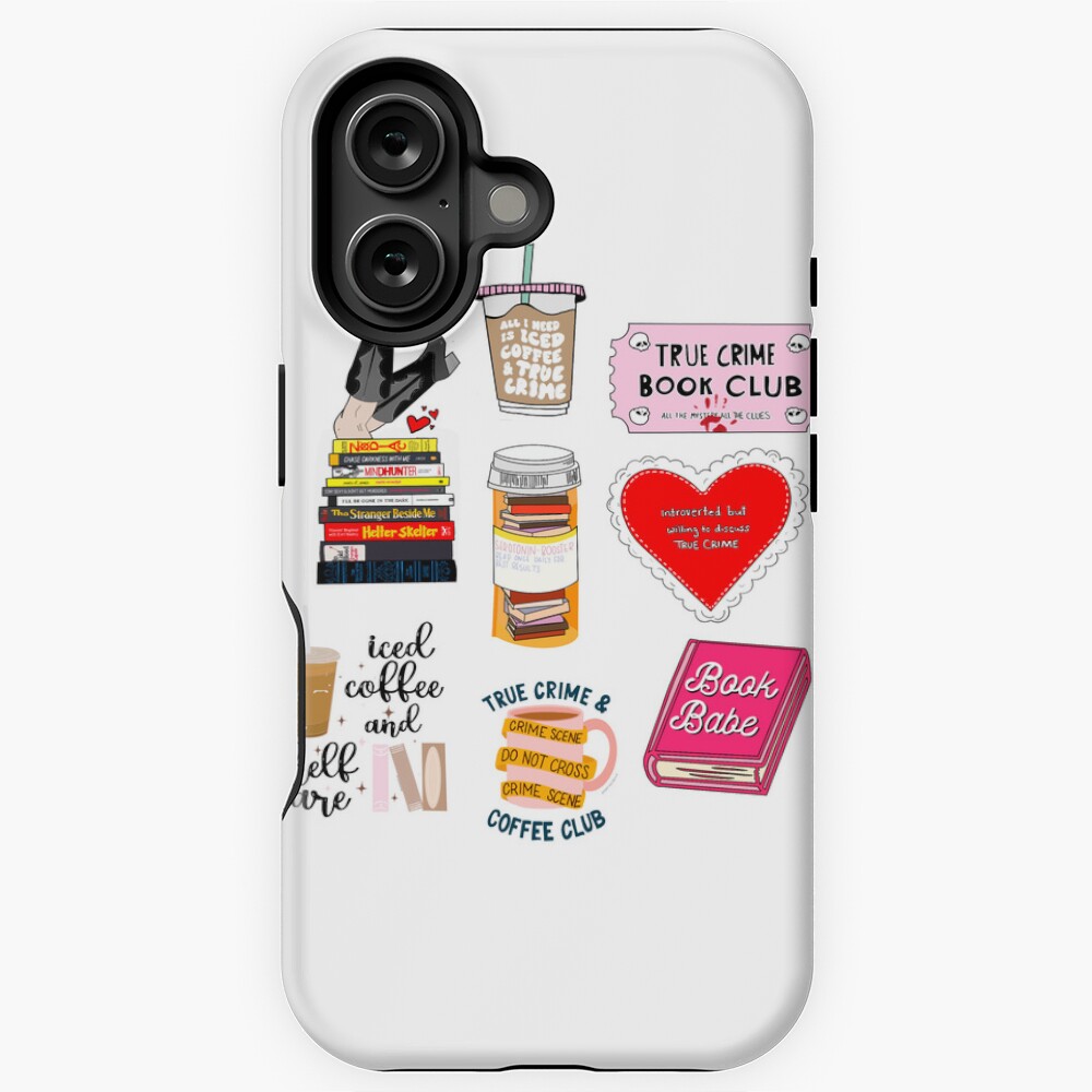 "TRUE CRIME BOOK CLUB PACK" Sticker for Sale by Lauren Rosenberger ...
