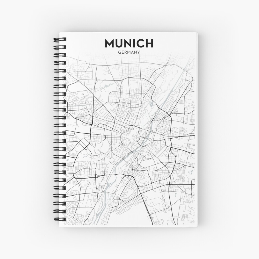 "Munich City Map" Poster for Sale by OrtaMaps | Redbubble