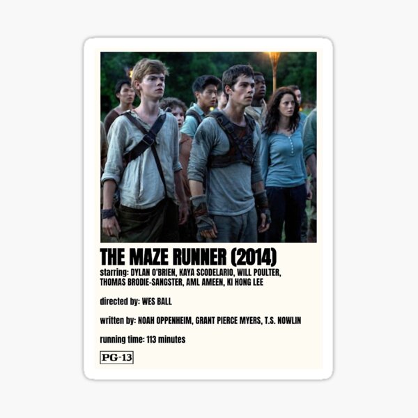 "The Maze Runner Movie" Sticker for Sale by MinifigsMania | Redbubble