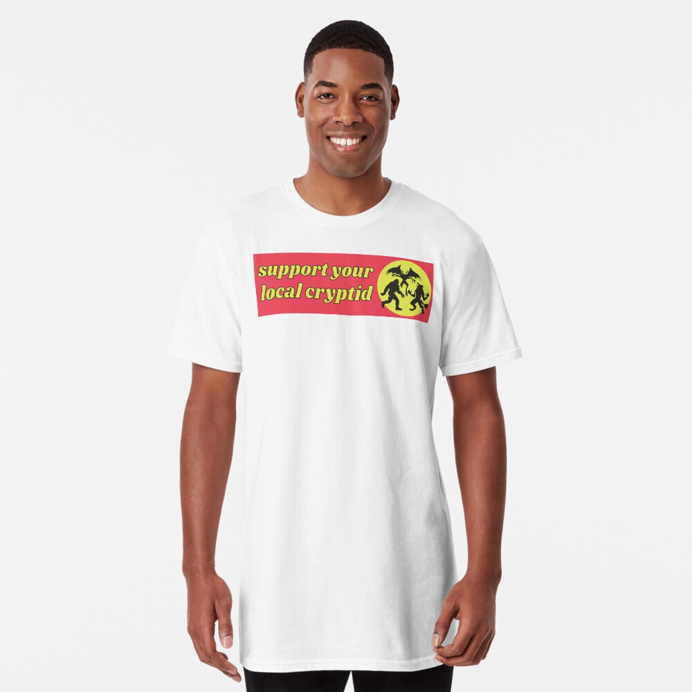 "support your local cryptid, Cryptozoology Funny Cute Bumper" Sticker ...