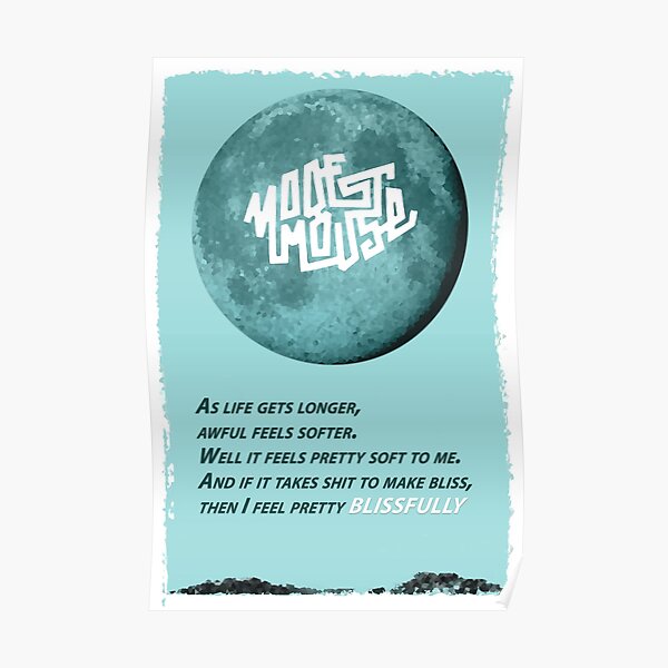 "Modest Mouse" Poster by amandamarquardt | Redbubble