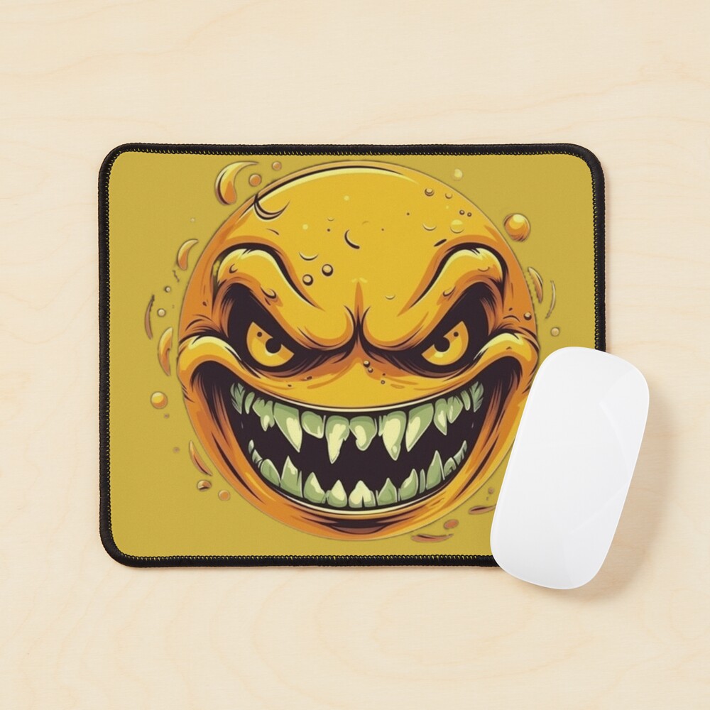 "Smiley evil face " Sticker for Sale by Fatkid11 | Redbubble