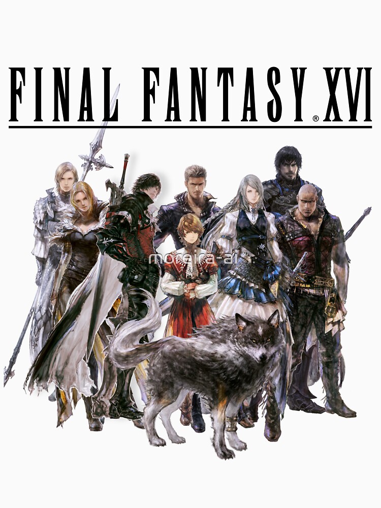 "Final Fantasy 16 XVI FFXVI FF16 Characters" Essential T-Shirt for Sale ...