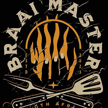 "Braai Master South Africa Braai South African Braai " Sticker for Sale ...