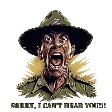 "US Drill Sergeant Screaming 'Sorry, I Can't Hear You' Motivational ...