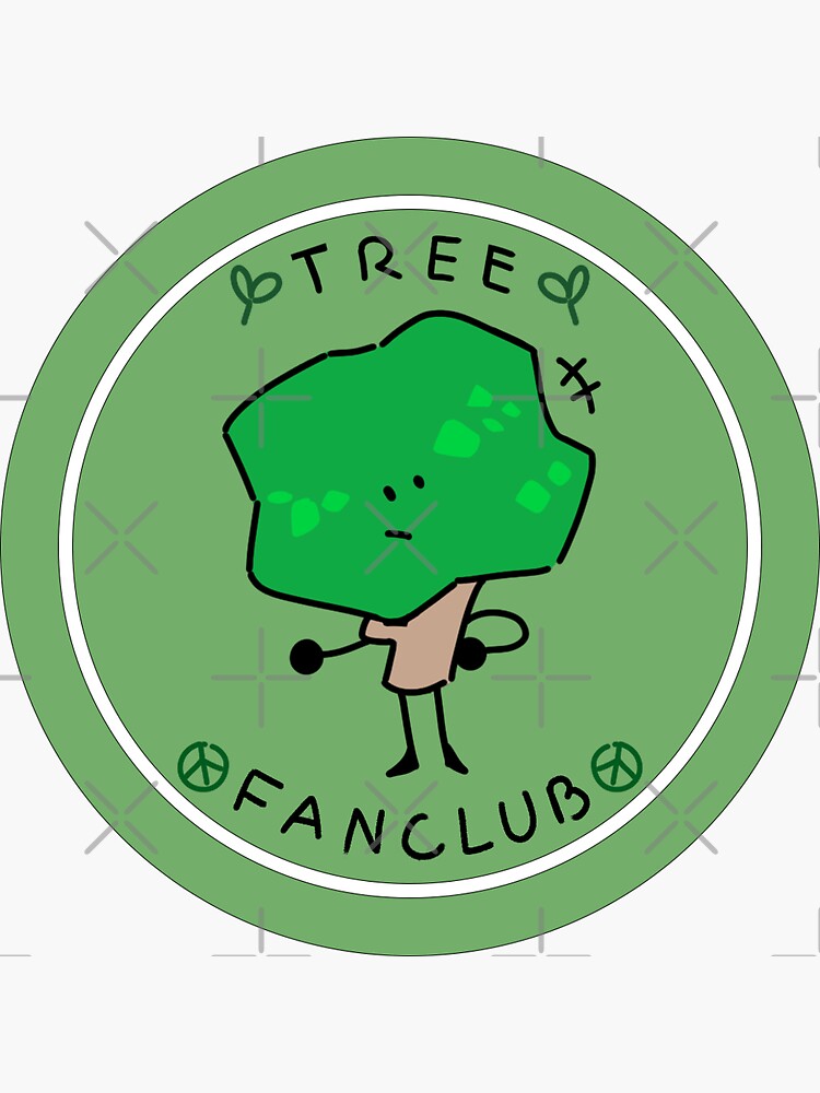 "Tree Fan Club" Sticker for Sale by Pm12 | Redbubble