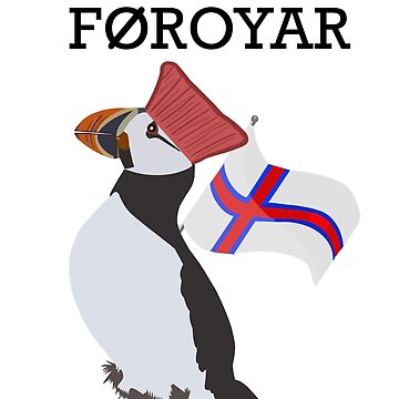 "I love FOROYAR puffin illustration." Sticker for Sale by ArtbyAnnikaj ...