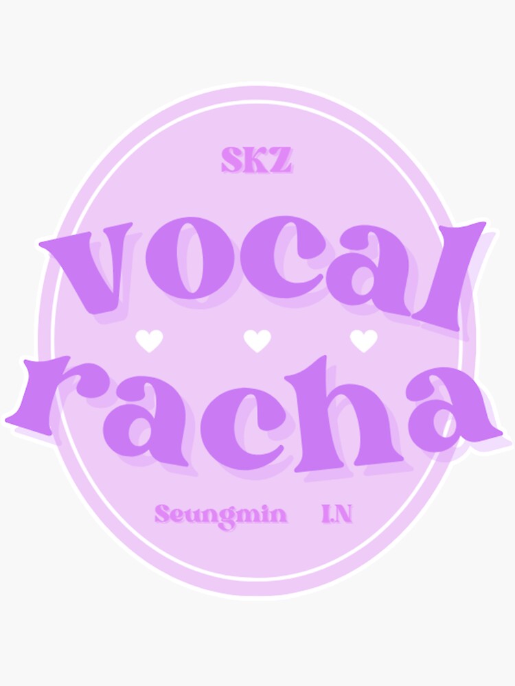Pegatina con la obra «Vocal racha - Stray Kids - Seungmin, IN» de ...