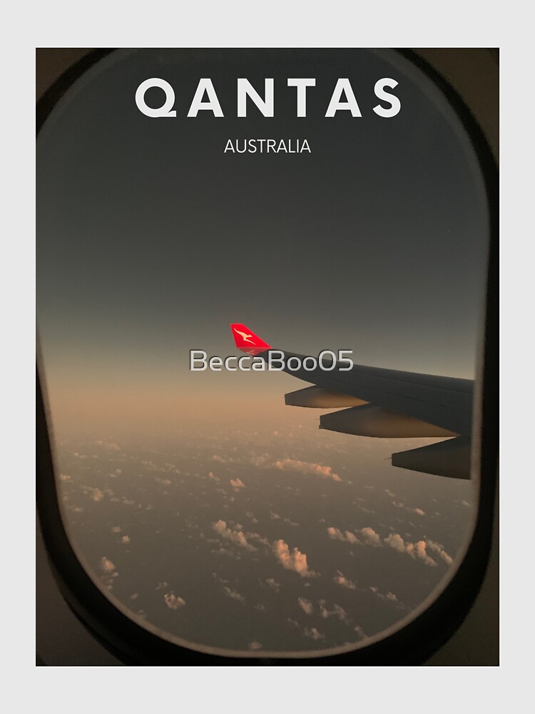 "Qantas poster" Sticker for Sale by BeccaBoo05 | Redbubble