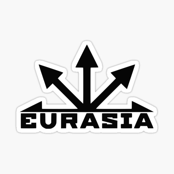 "Eurasia " Sticker for Sale by Ilbritney | Redbubble
