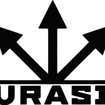 "Eurasia " Sticker for Sale by Ilbritney | Redbubble
