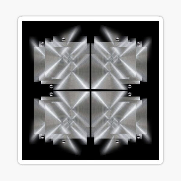 "Metal utopia" Sticker for Sale by Snaret | Redbubble