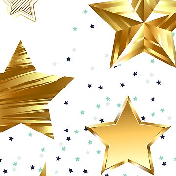 "Gold Star Status" Sticker for Sale by ReeReeDesigns | Redbubble