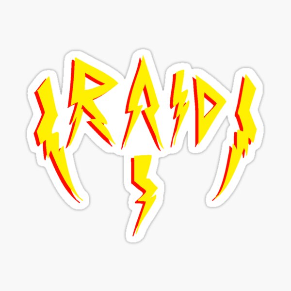 "raid logo" Sticker by SkullRaptor | Redbubble