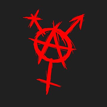 "GENDERANARCHY" Sticker for Sale by Vira Magnus Layton | Redbubble
