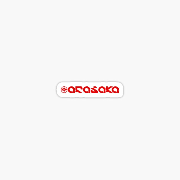 "Arasaka Logo Red" Sticker by nismod | Redbubble