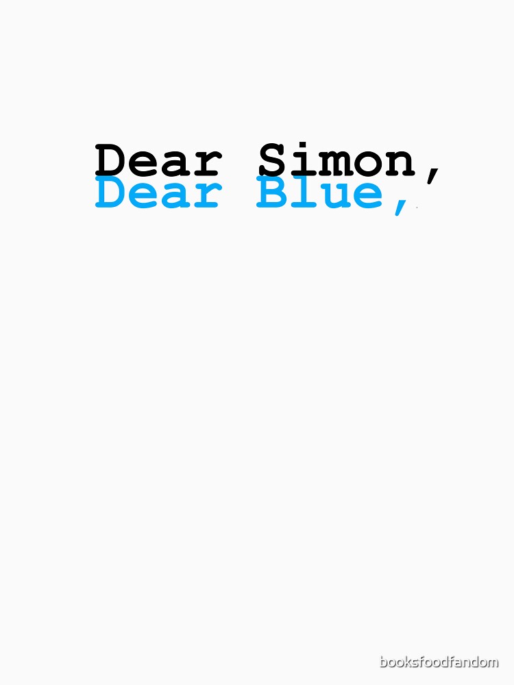 "Dear Simon, Dear Blue, Simon Vs. The Homo Sapiens Agenda (Love, Simon ...