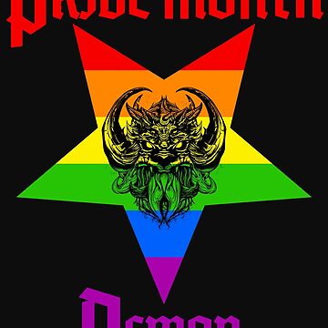 "Pride Month Demon - Pride Month - Pride Month Demon" Poster for Sale ...