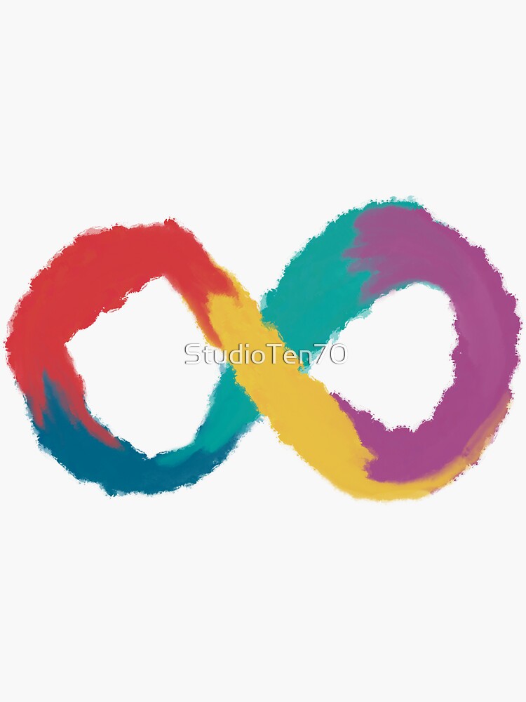 " Autism Spectrum Infinity Awareness" Sticker for Sale by StudioTen70 ...