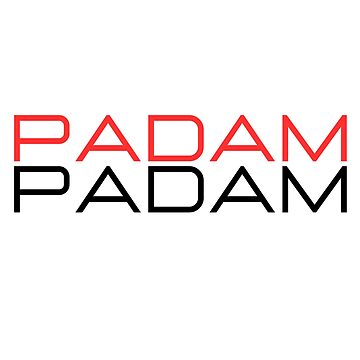 "PADAM PADAM" Sticker for Sale by PatiDesigner | Redbubble