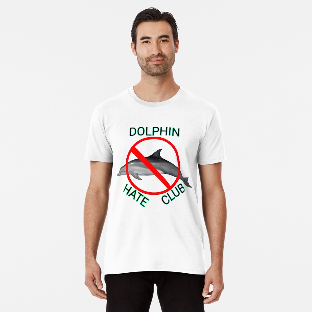 "Dolphin Hate Club" Sticker for Sale by Sournoodleshark | Redbubble