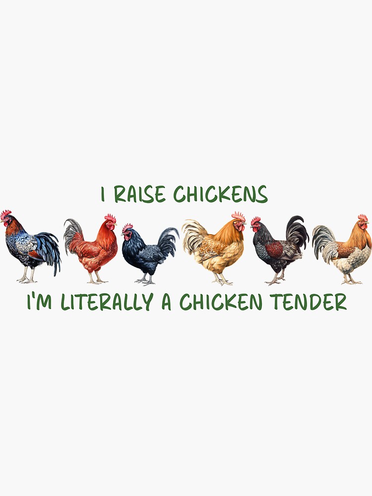 "Chicken Tender" Sticker for Sale by SCilliDesigns | Redbubble