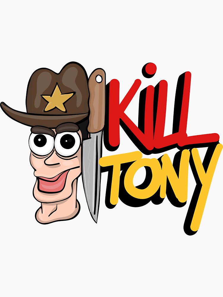 "Kill Tony Fan Logo With Tony Hinchcliffe Head & Cowboy Hat With ...