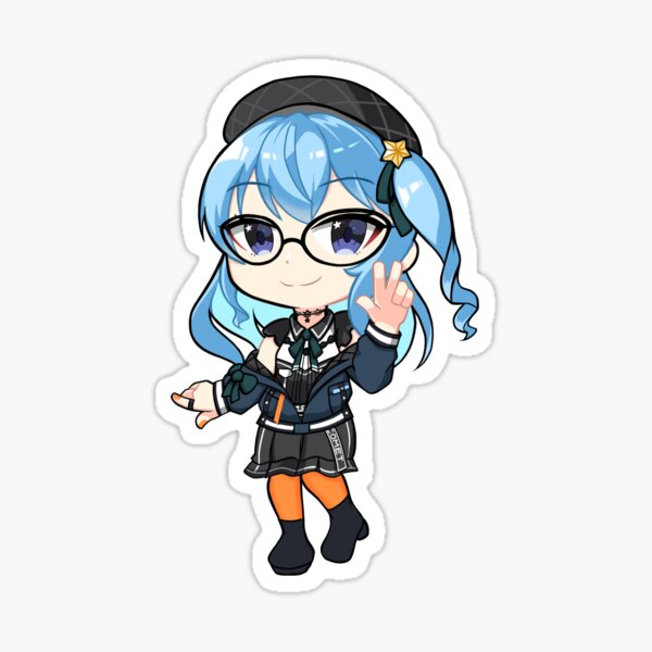 "Hoshimachi Suisei Hololive" Sticker for Sale by Vassilaki | Redbubble
