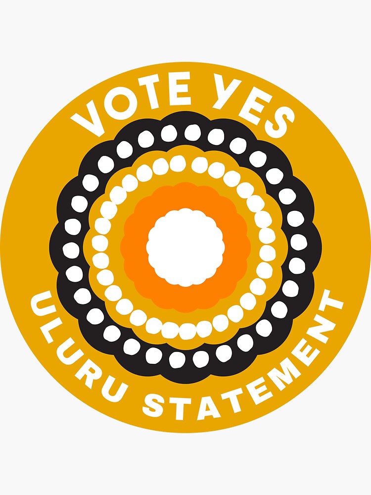 "vote yes voice" Sticker for Sale by jackiandanne | Redbubble