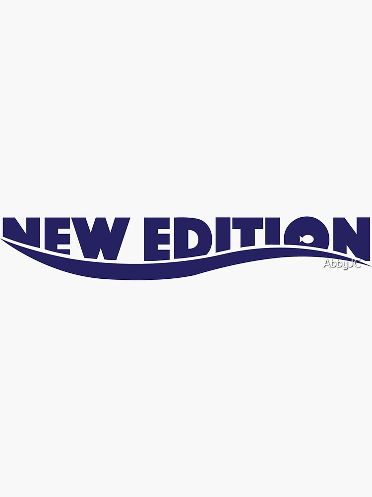 "New Edition Logo" Sticker by AbbyJC | Redbubble