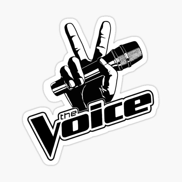"The voice " Sticker by russ867 | Redbubble
