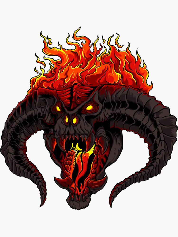 "Balrog " Sticker for Sale by ReeceMorris | Redbubble