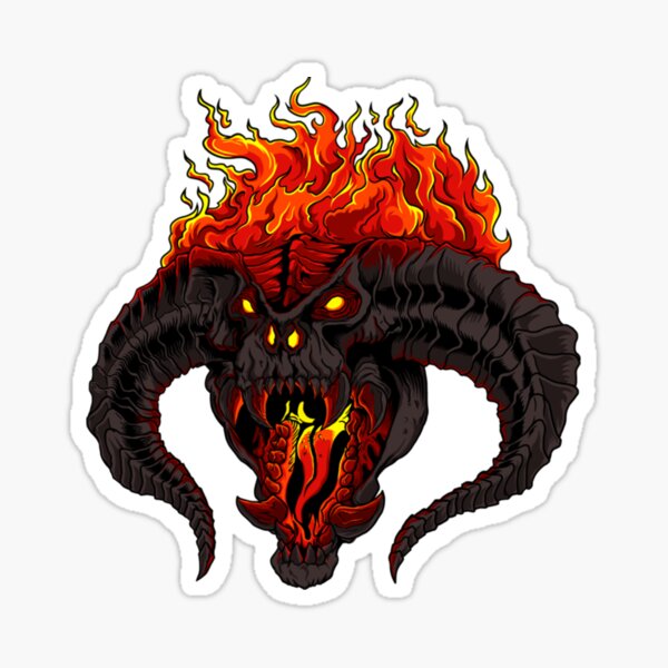 "Balrog " Sticker for Sale by ReeceMorris | Redbubble