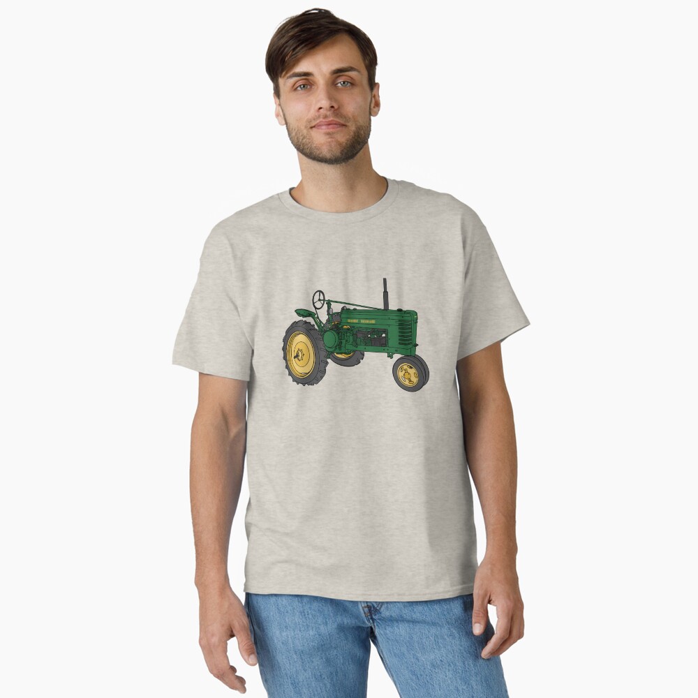 "John Deere Styled Tractor "H"" Sticker for Sale by MillvilleRidge ...