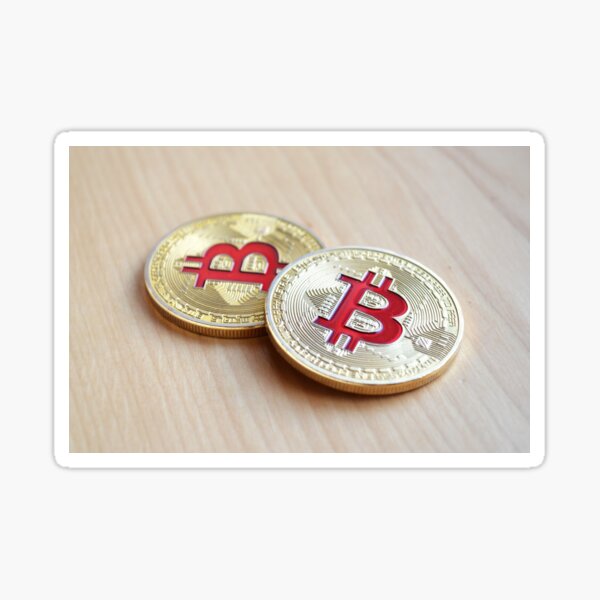 "Bitcoin" Sticker by friendlychimp | Redbubble