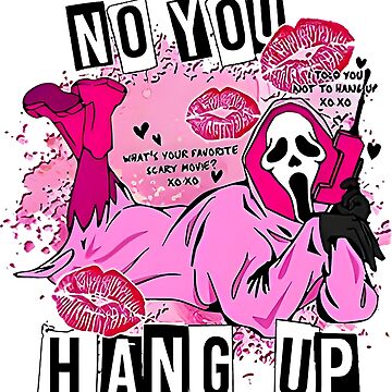 "ghostface PINK" Poster for Sale by dowd-fatimah | Redbubble