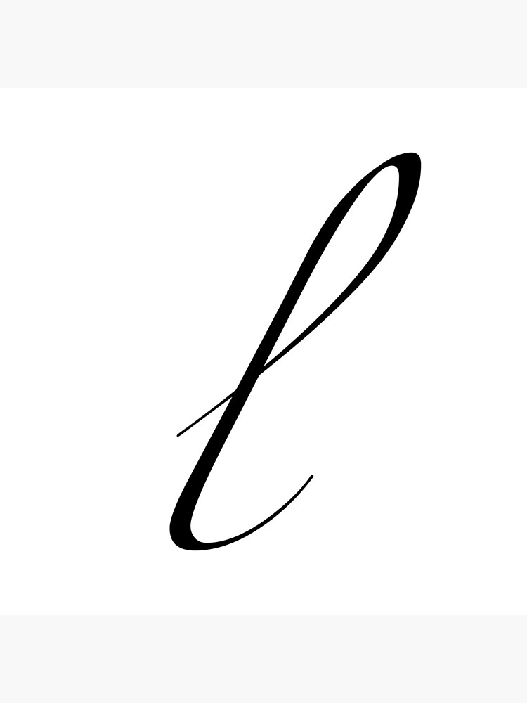 "Monogram Lower Case- L" Art Print for Sale by DesignsByLeah | Redbubble