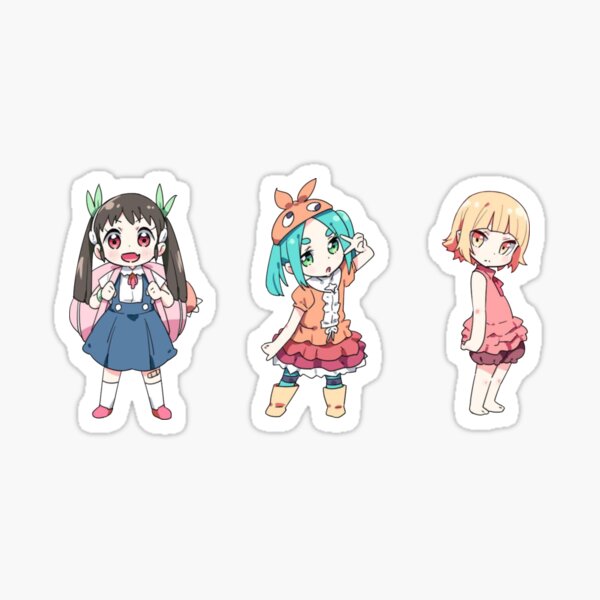 "Monogatari set" Sticker for Sale by miriart | Redbubble
