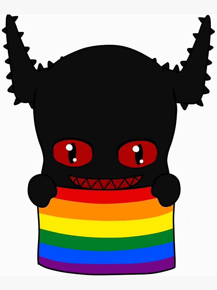 Creepypasta Zalgo Chibi Creepypasta Pride Chibi Zalgo" Art Print For