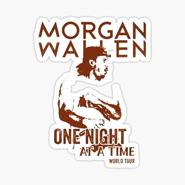 "Morgan Wallen Tour 2023" Sticker for Sale by seridanmalik | Redbubble