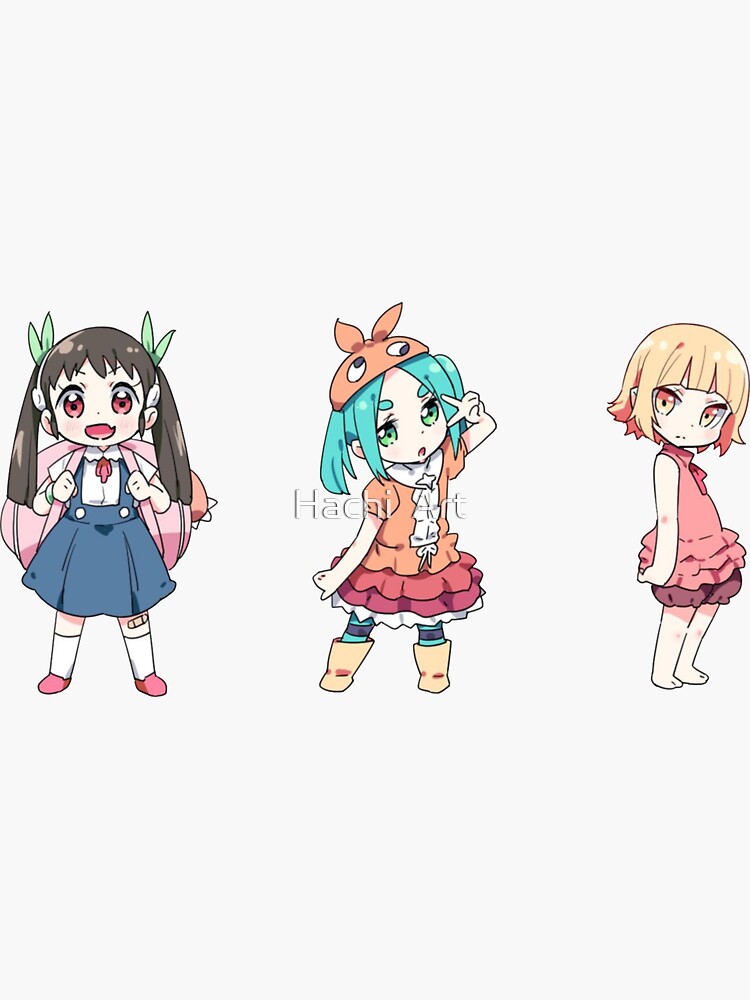 "Monogatari set" Sticker by Milldog | Redbubble