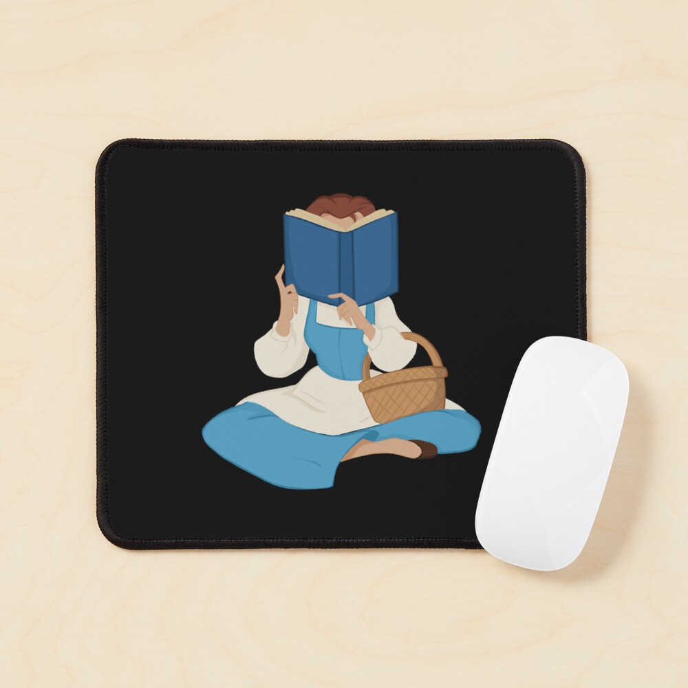 "Belle Reading " Sticker for Sale by MatildaSpink | Redbubble