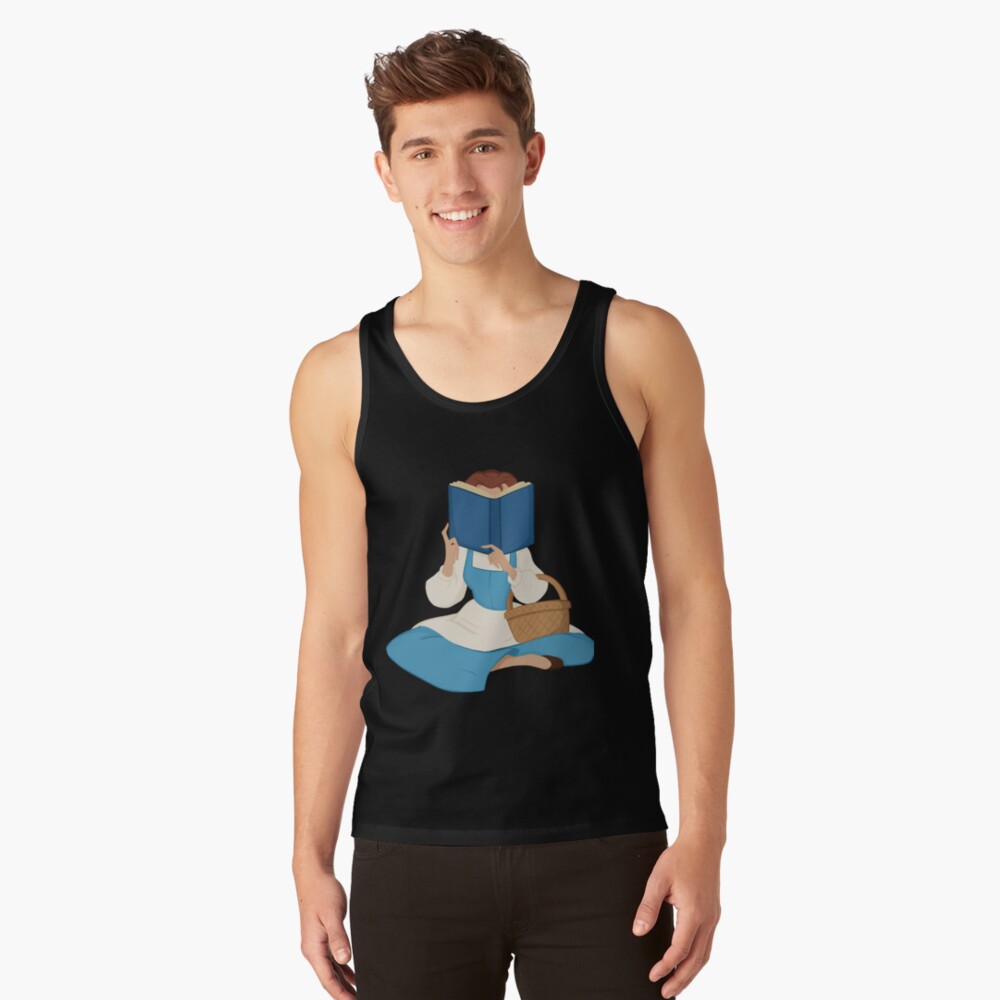 "Belle Reading " Sticker for Sale by MatildaSpink | Redbubble